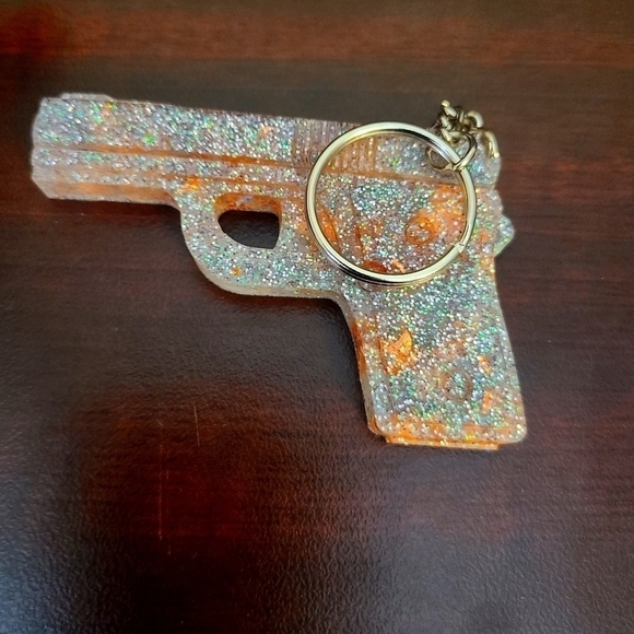 Accessories | Epoxy Resin Gun Keychain | Poshmark